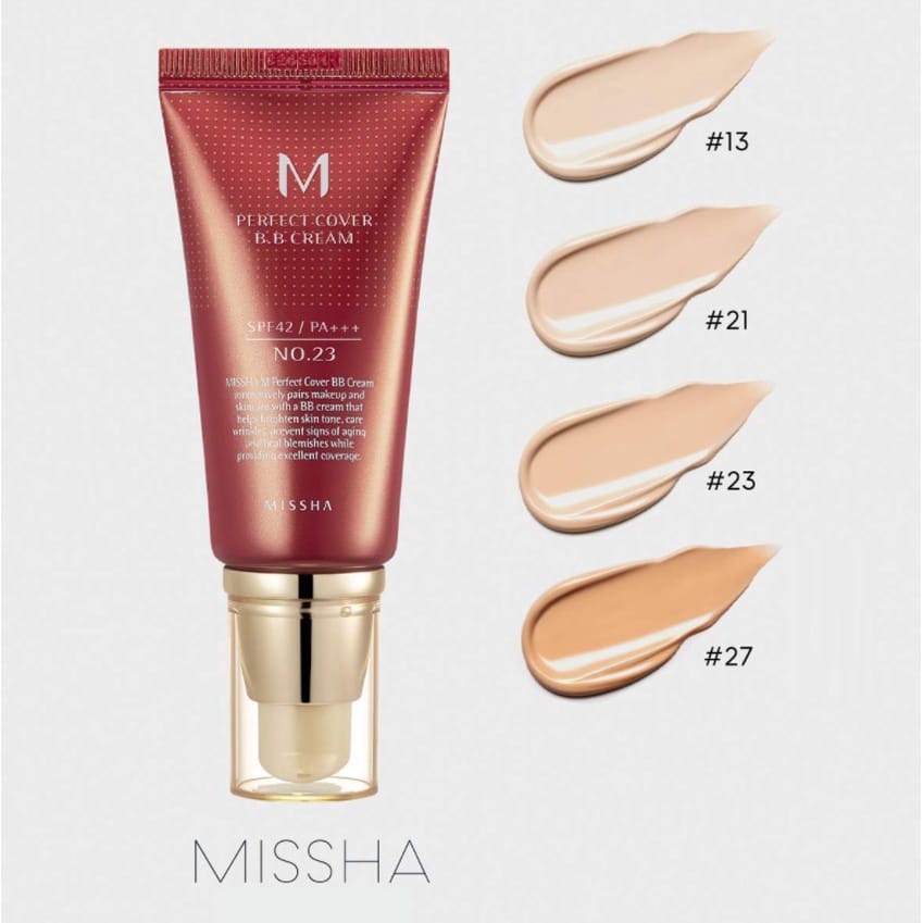 CREME Missha M Perfect cover bb CREAM 50g | Shopee Brasil