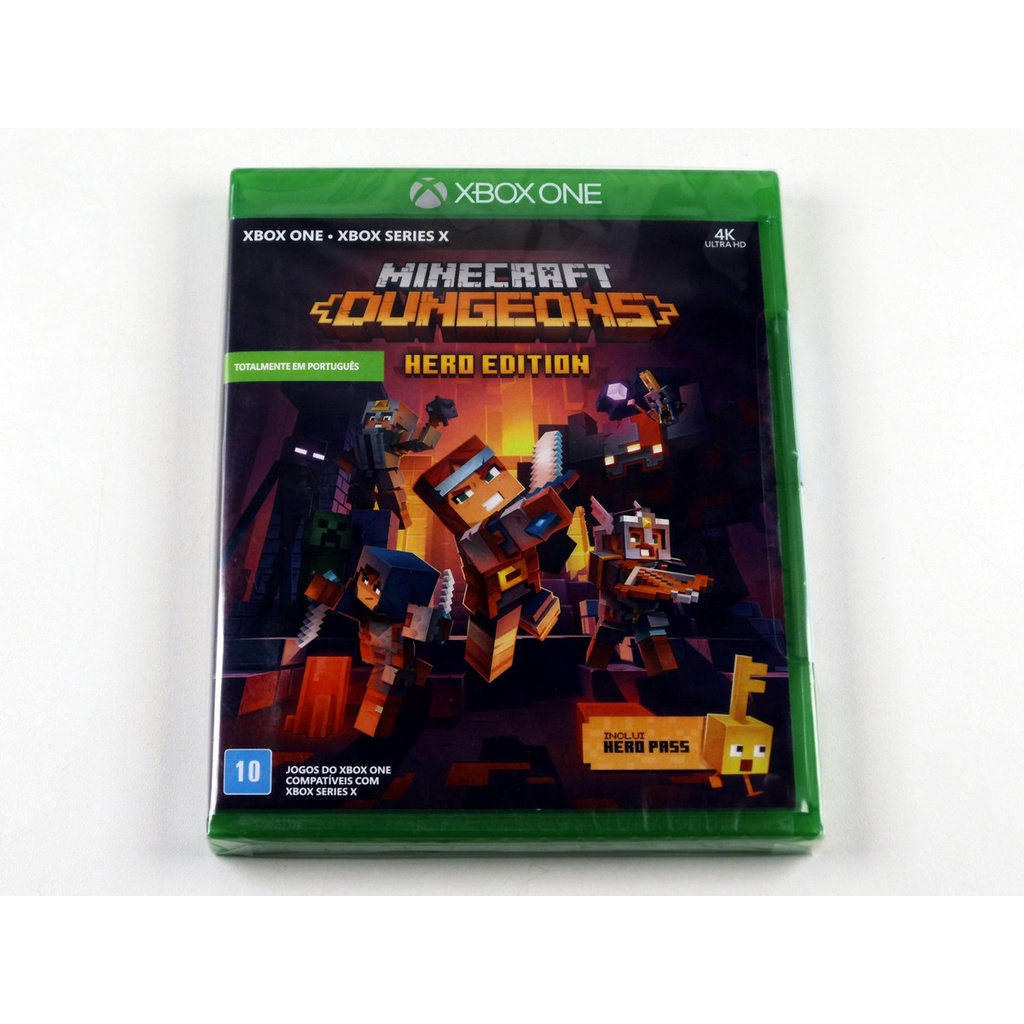 Minecraft Dungeons Hero Edition Original Xbox One Lacrado | Shopee Brasil