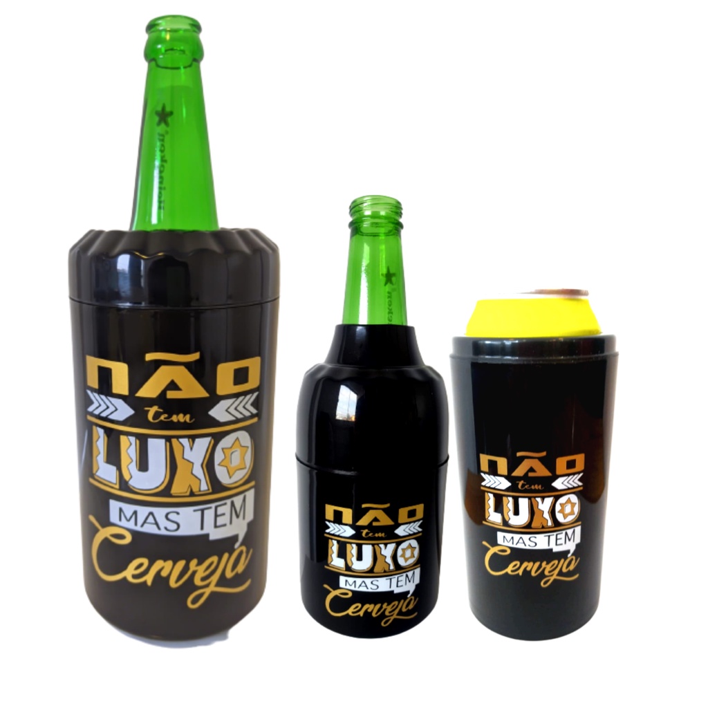 Kit 3 Portas Cervejas Latão- 600ml-long Neck Litrinho Lata | Shopee Brasil