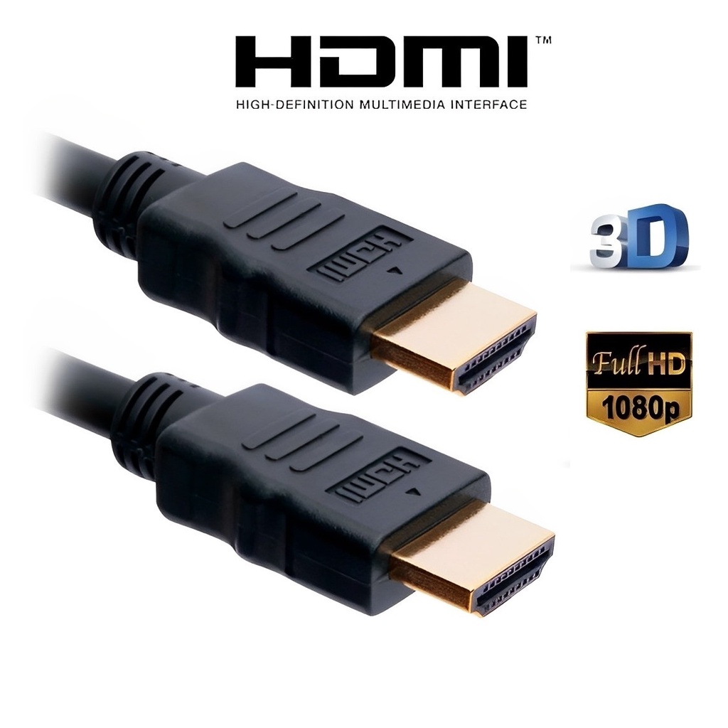 Cabo HDMI v1.4 720p 900p 1080p 1,8mt Para PC Consoles Preto Original de ...