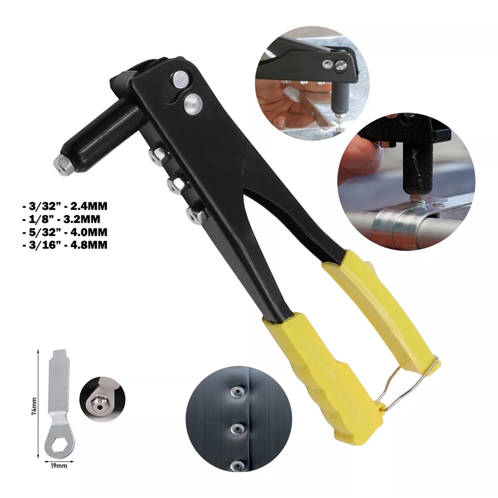 Rebitadeira Profissional Alicate Rebitador Manual | Shopee Brasil