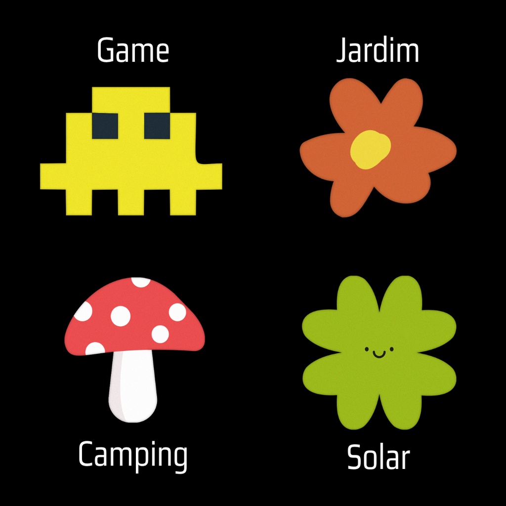 Borracha Fantasy Forma - LEO&LEO (Game, Cogumelo, Flor, Trevo, Gamer ...