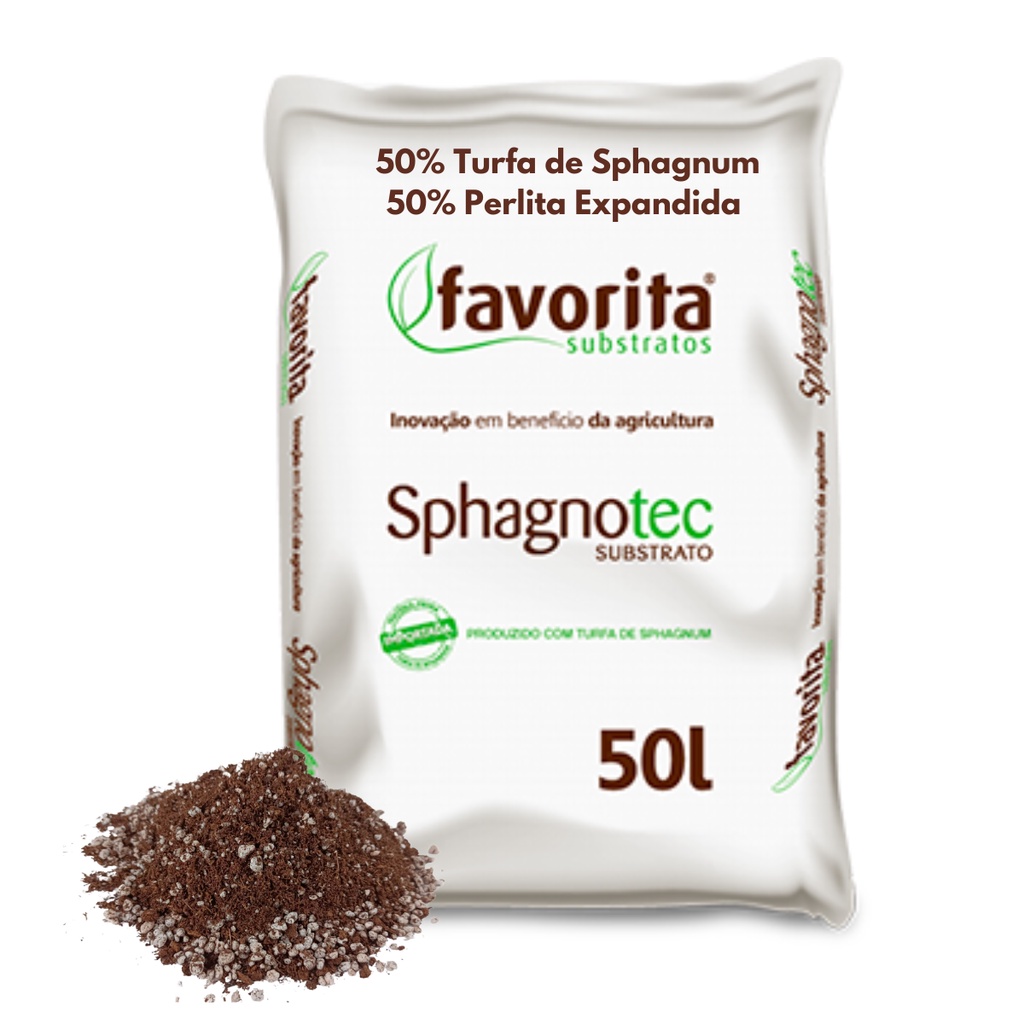 Substrato Inerte Para Germinação Perlita E Turfa Grow 50 L | Shopee Brasil