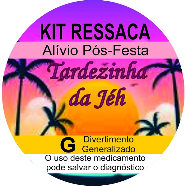 Adesivo kit ressaca 40 unidades | Shopee Brasil