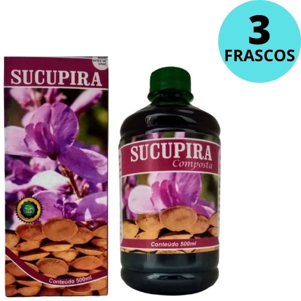 Kit 3 Chás Sucupira Composta / 500ml cada | Shopee Brasil