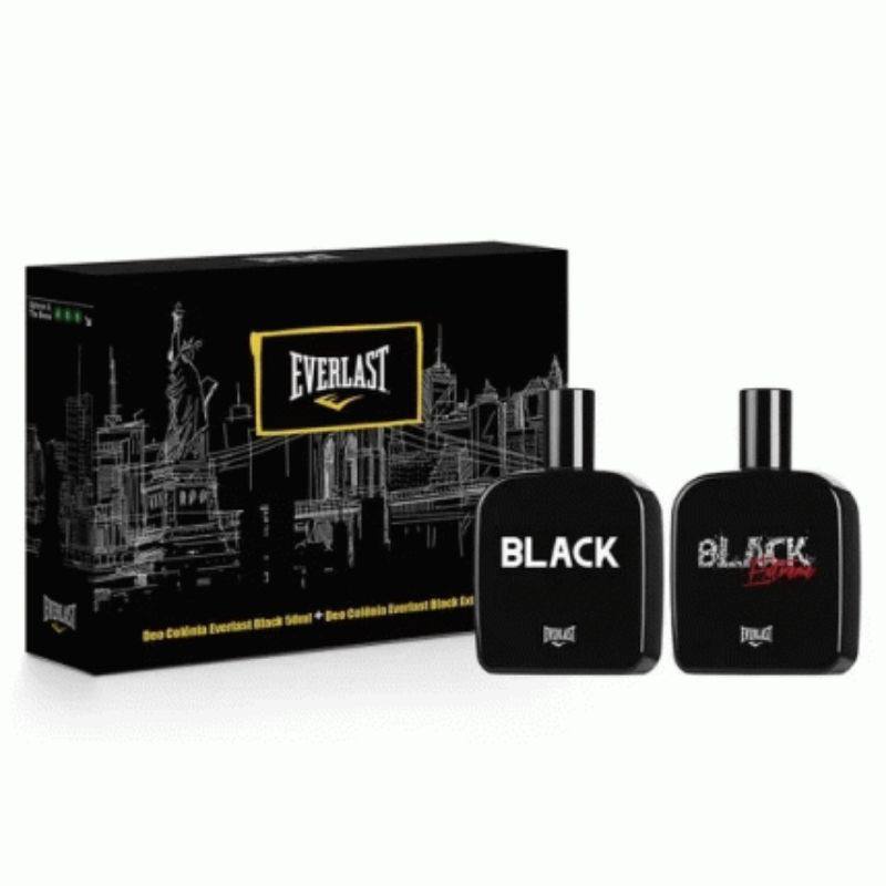 kit perfume everlast black 50ml + Perfume everlast extreme 50ml ...
