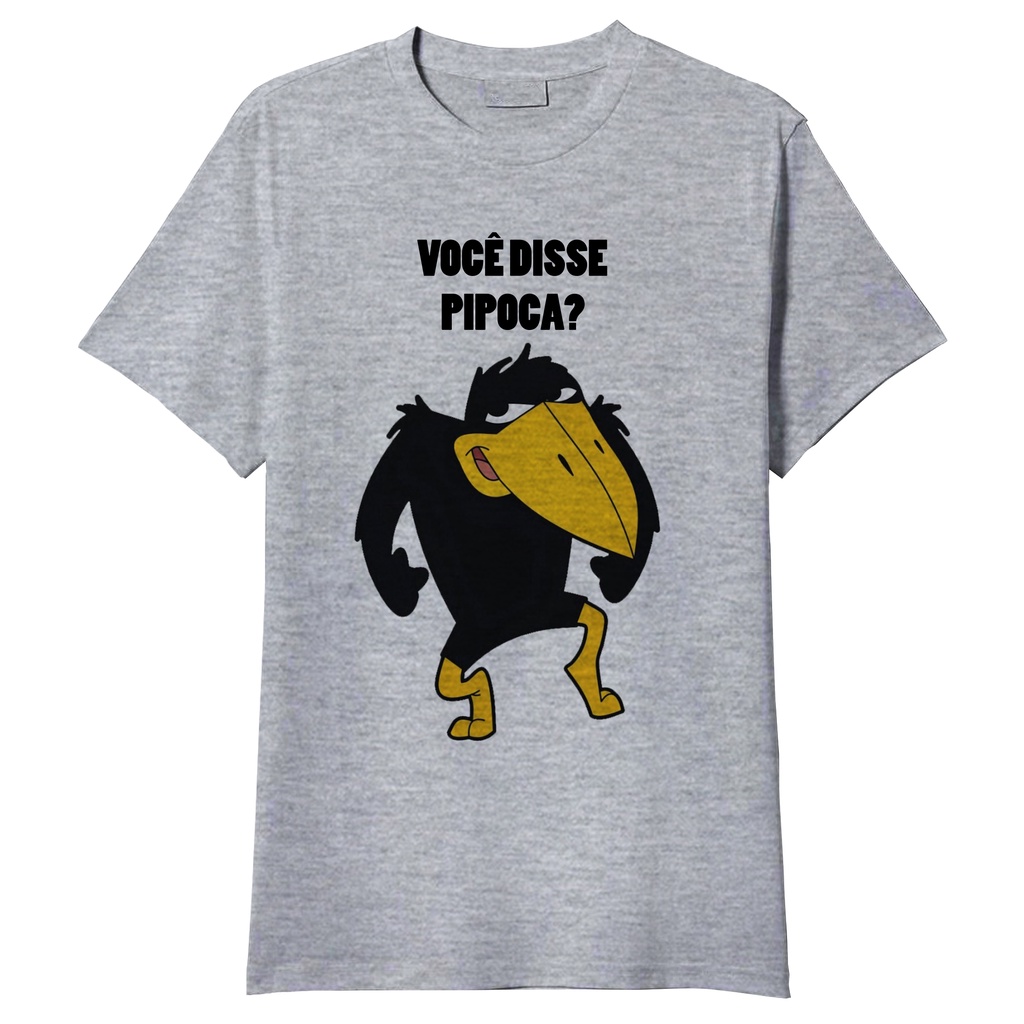 Camiseta Você Disse Pipoca Jubileu Pica Pau Vintage Geek | Shopee Brasil