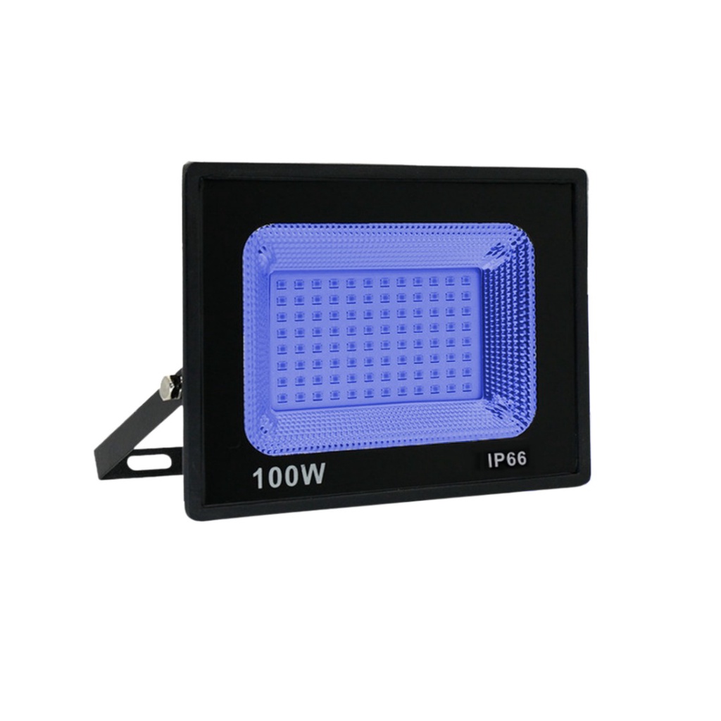 Kit 2 Refletor Led 100w Bivolt Holofote Prova D'água Ip66 Azul | Shopee Brasil