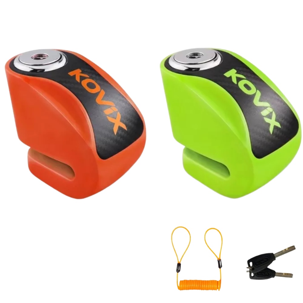 Trava De Disco Kovix Laranja Fluorescent Kn1 S/ Alarme | Shopee Brasil