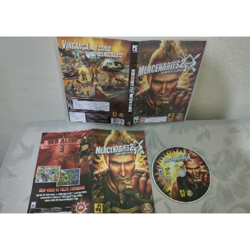 Mercenaries 2 World in Flames jogo PC DVD original completo | Shopee Brasil