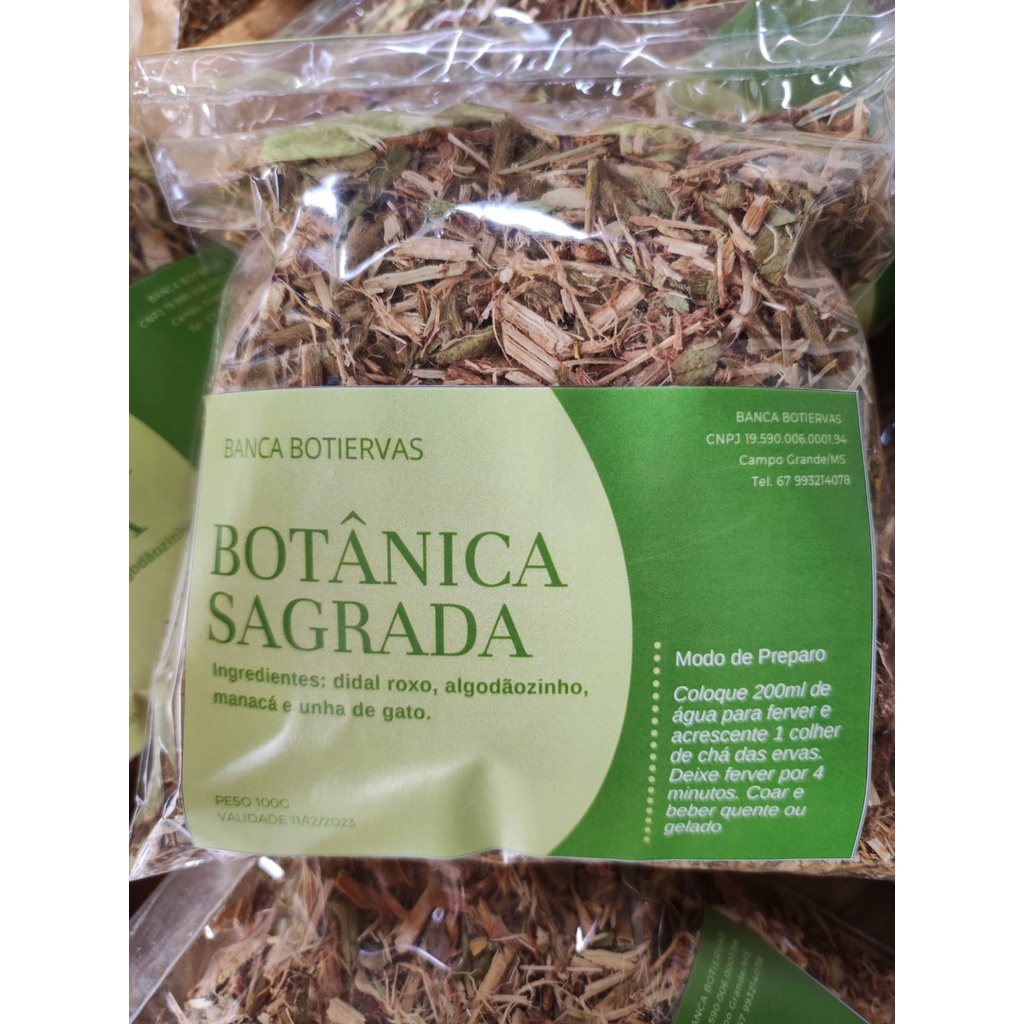 Blend Botânica Sagrada 100g (Antiinflamatório Natural) | Shopee Brasil