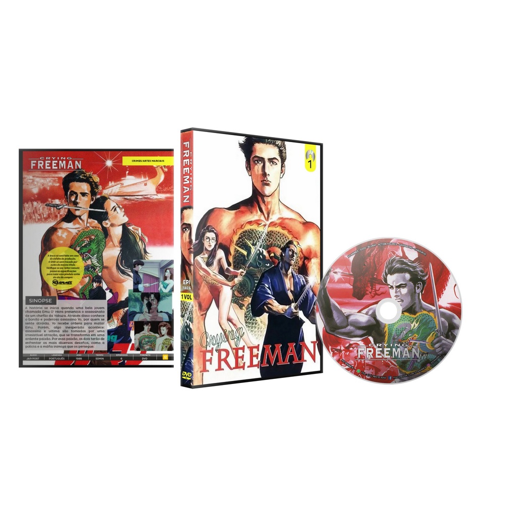 Dvd Anime Crying Freeman Série Completa | Shopee Brasil