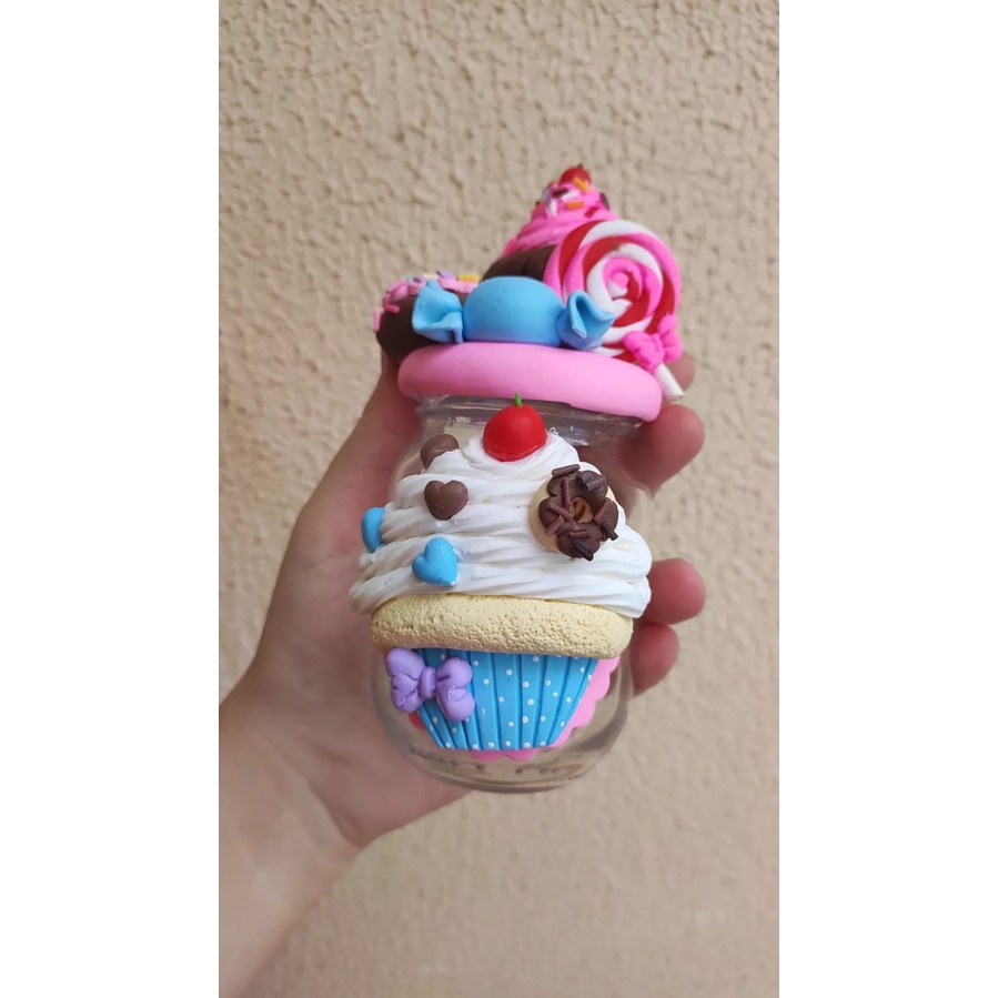 Potinho Decorado em Biscuit Docinhos | Shopee Brasil