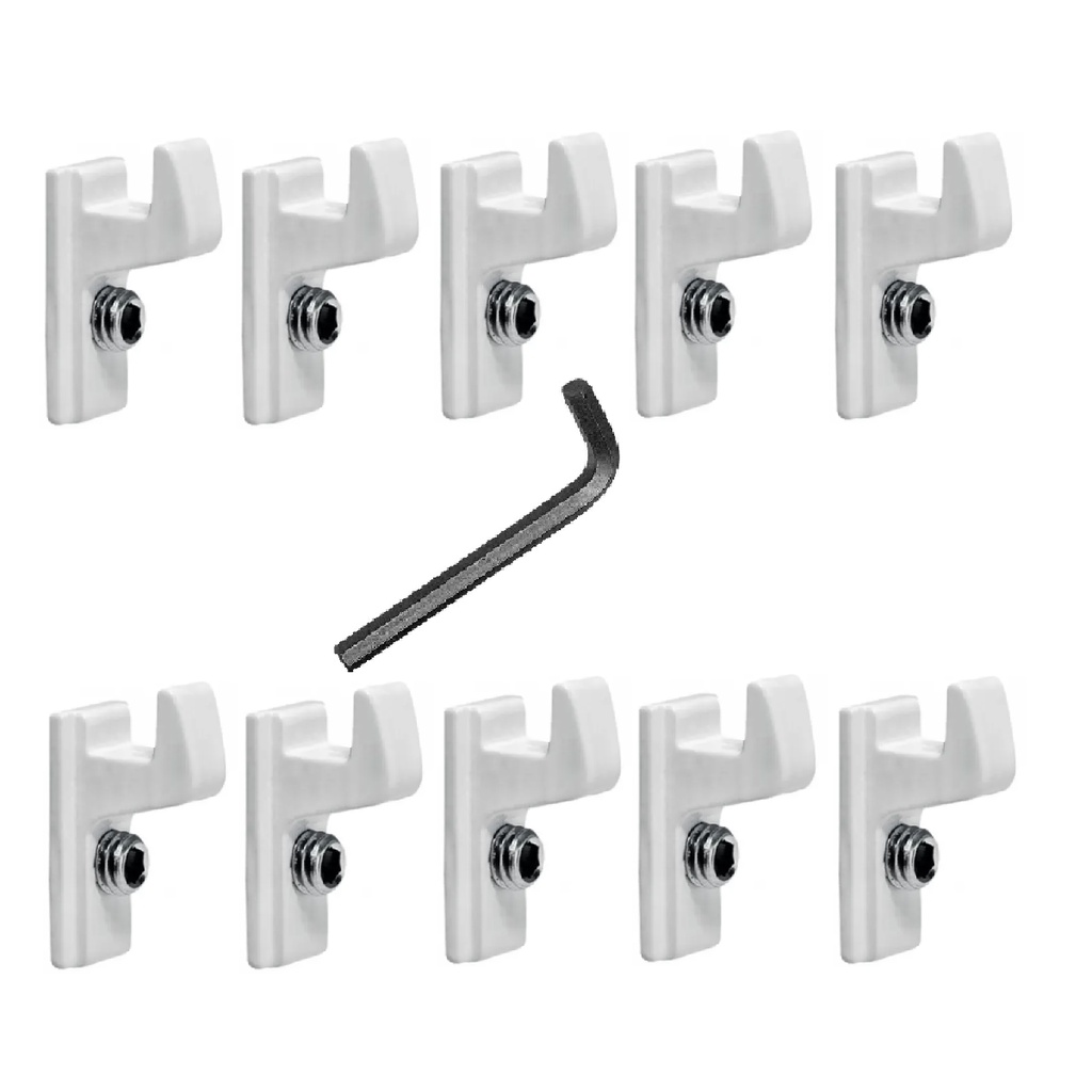 Contra Fecho Lateral P/ Porta Linha Suprema C/ Chave Allen (10 peças ...