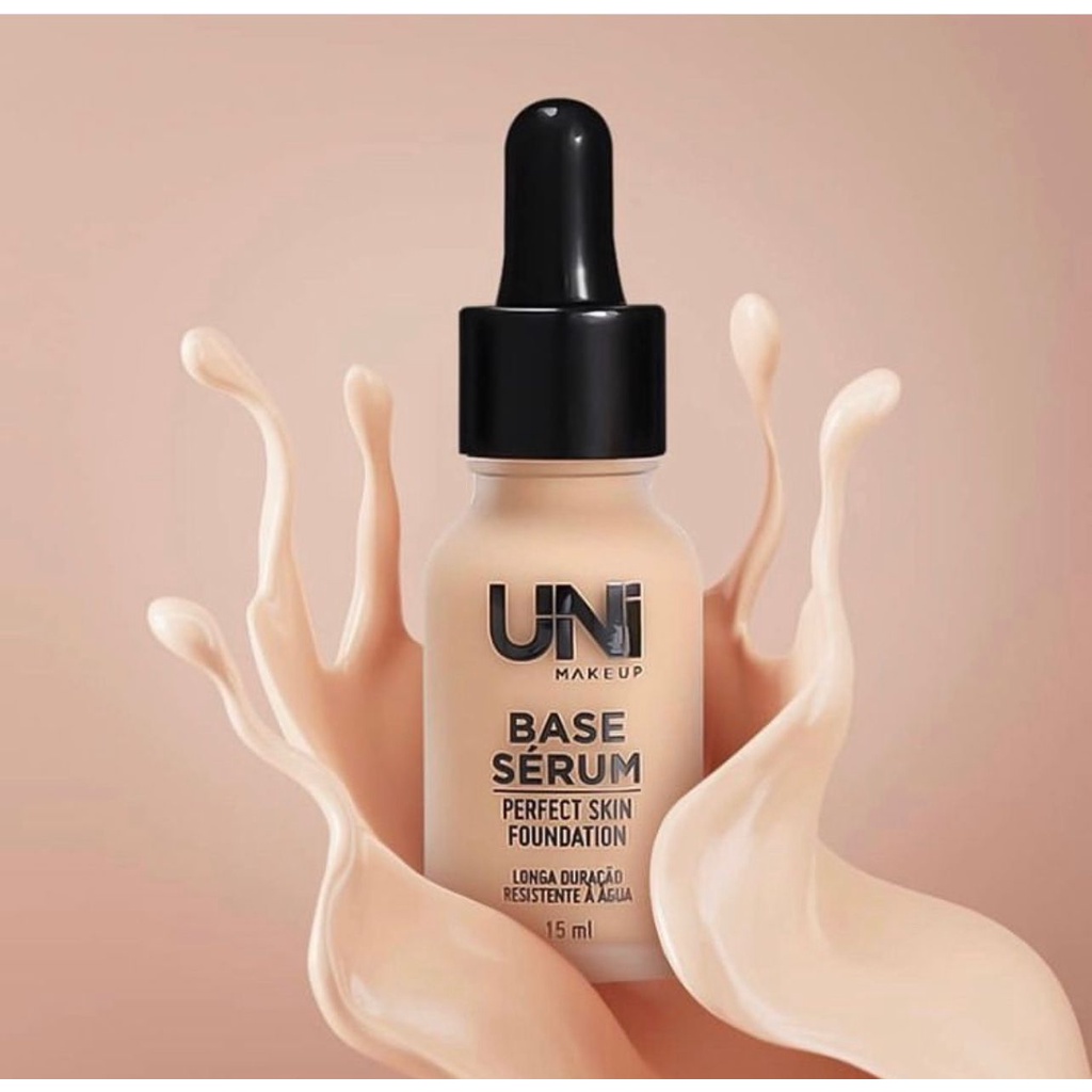 Base Sérum Uni Makeup Acabamento Natural 15ml | Shopee Brasil