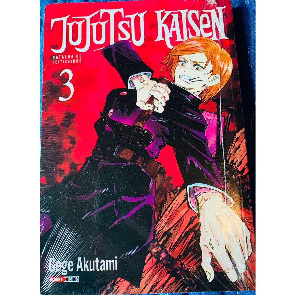 Mangá Jujutsu Kaisen - VOLUME 3 - LACRADO | Shopee Brasil