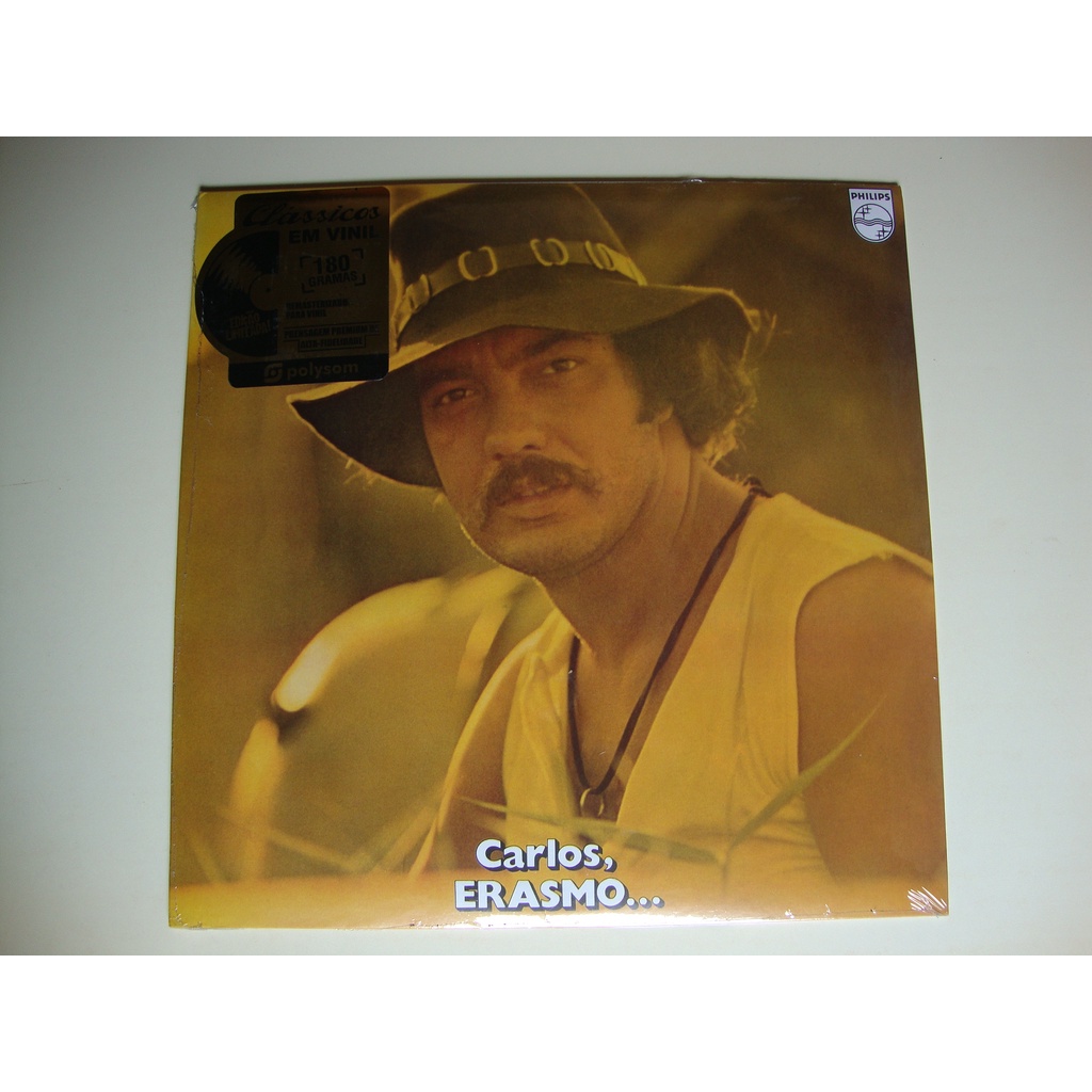 Lp - Vinil - Erasmo Carlos - Carlos, Erasmo - Lacrado, 180 gramas. | Shopee Brasil