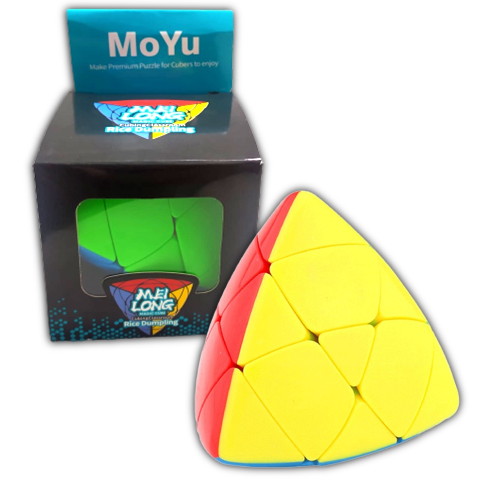 Cubo Mágico Pirâmide Triângulo Pyraminx Original Sem Adesivo | Shopee ...