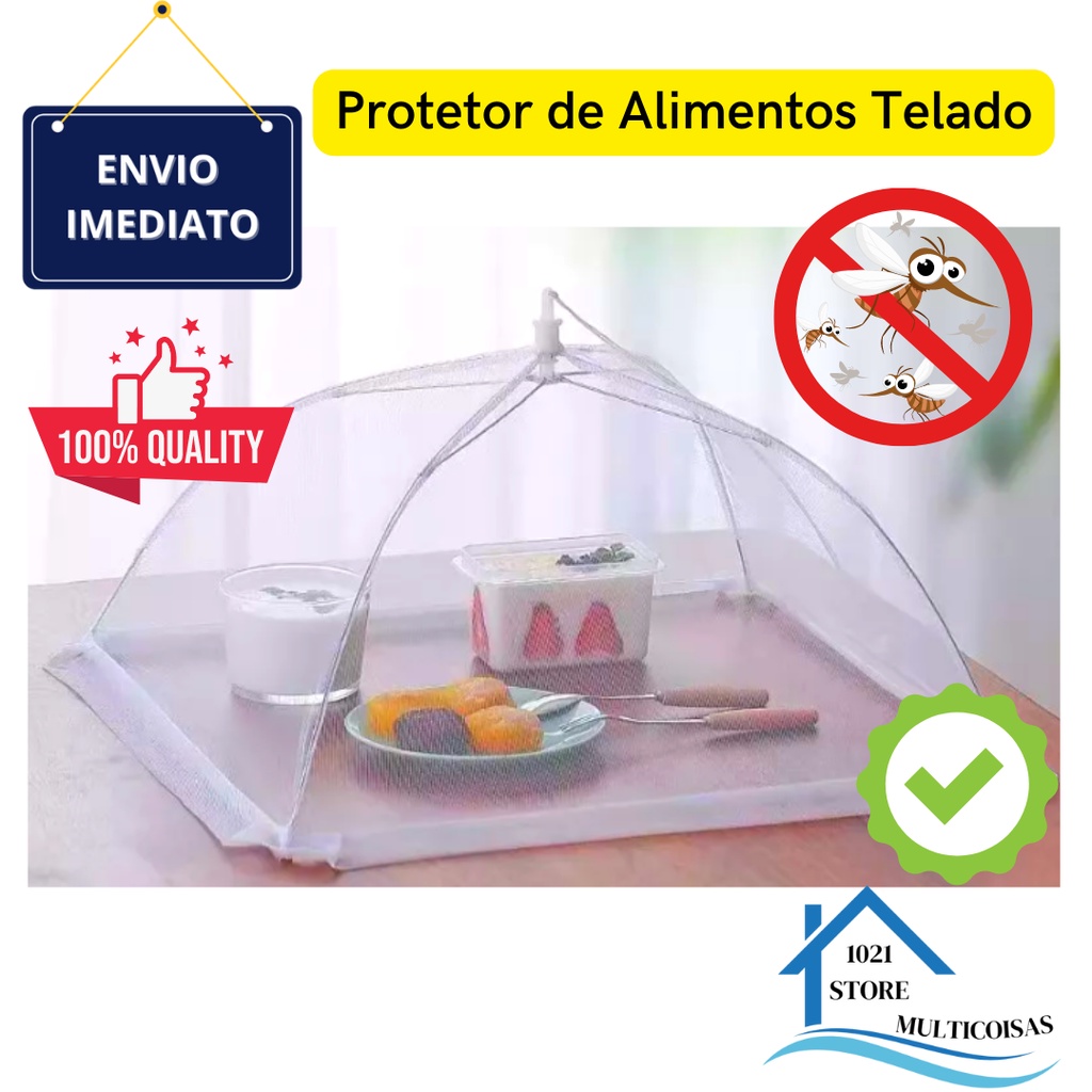 Protetor de Alimentos Telado Protetores Tela Mosquiteiro Alimentos ...