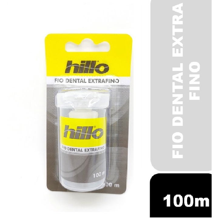 Fio Dental 100m Hillo Extrafino | Shopee Brasil
