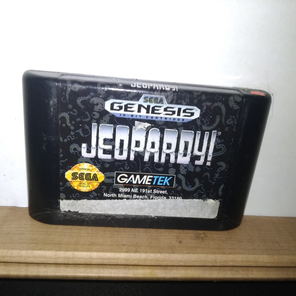 Jeopardy Mega Drive Original | Shopee Brasil