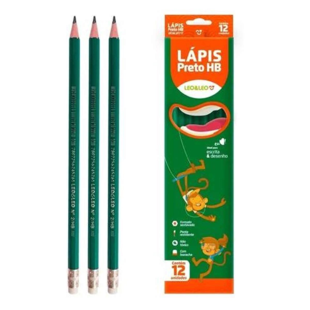 Lapis Grafite Hb Resina Verde Sextavado com Borracha Caixa com 12 ... Lapis Grafite Hb Resina Verde Sextavado com Borracha Caixa com 12 ...
