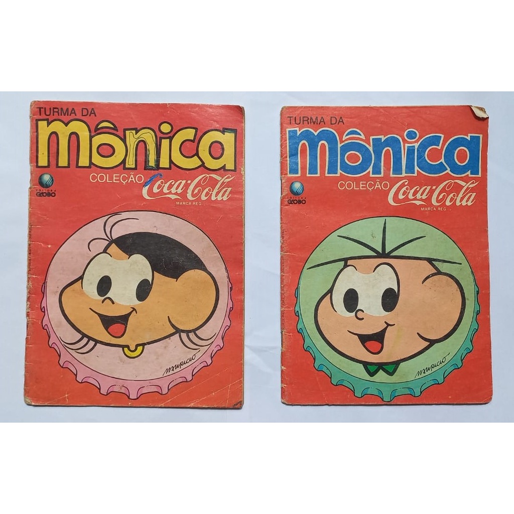 Revistas da Turma da monica - promoção da coca-cola | Shopee Brasil