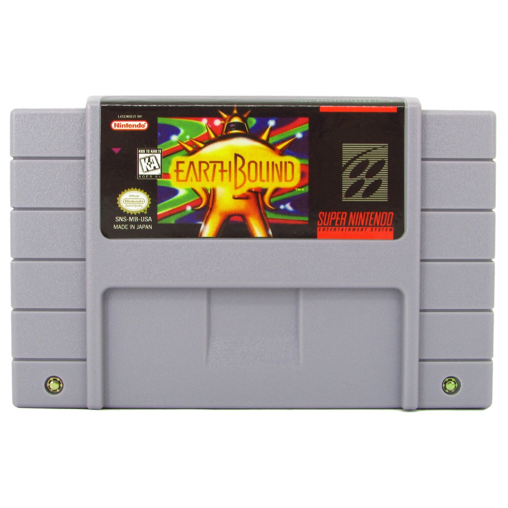 Jogo P/ Super Nintendo SNES Earthbound Cartucho Novo Salvando RPG ...
