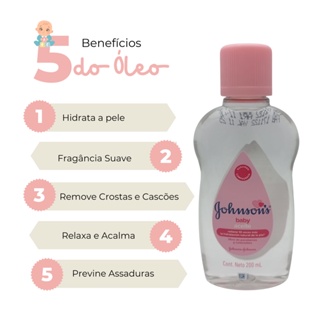 Óleo Johnson Baby Puro Hidrata e Amacia | Shopee Brasil