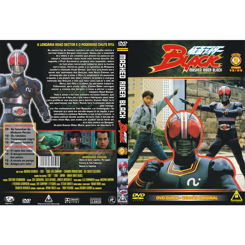 KAMEN RIDER BLACK 51 EPISÓDIOS - COMPLETOS) | Shopee Brasil