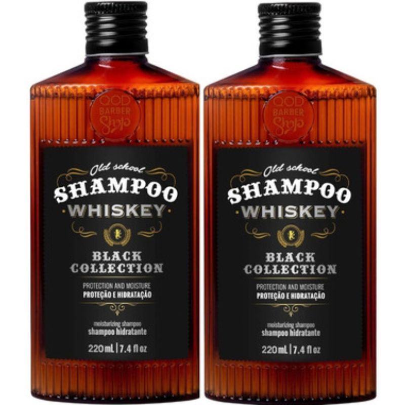 2 Shampoo Whiskey Black Collection 220 Ml cada - Qod Barber Shop ...