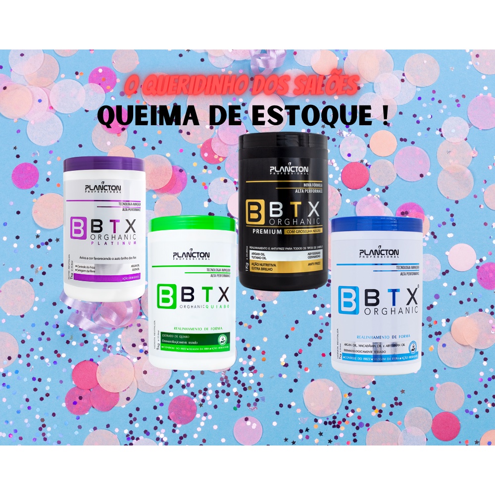 Btx Orghanic Plancton 1kg Melhor Botox Queridinho Do Salão Escolha O ...