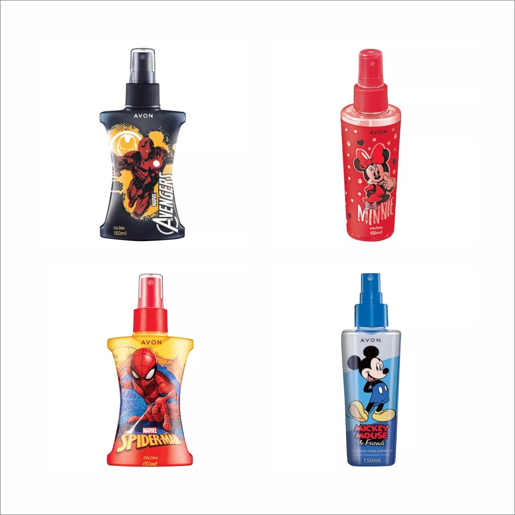 Colônia Infantil Personagens 150ml Avon | Shopee Brasil