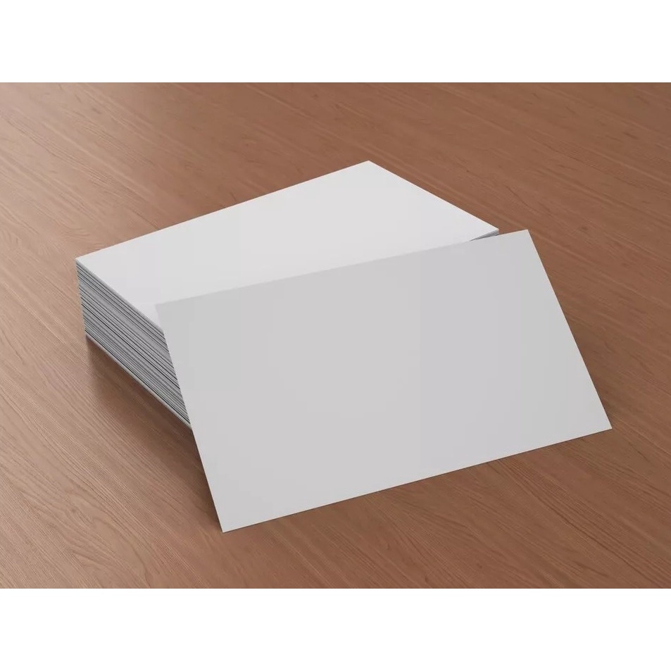 Papel Couché Brilhoso 250g - A4 | 25 folhas | Shopee Brasil