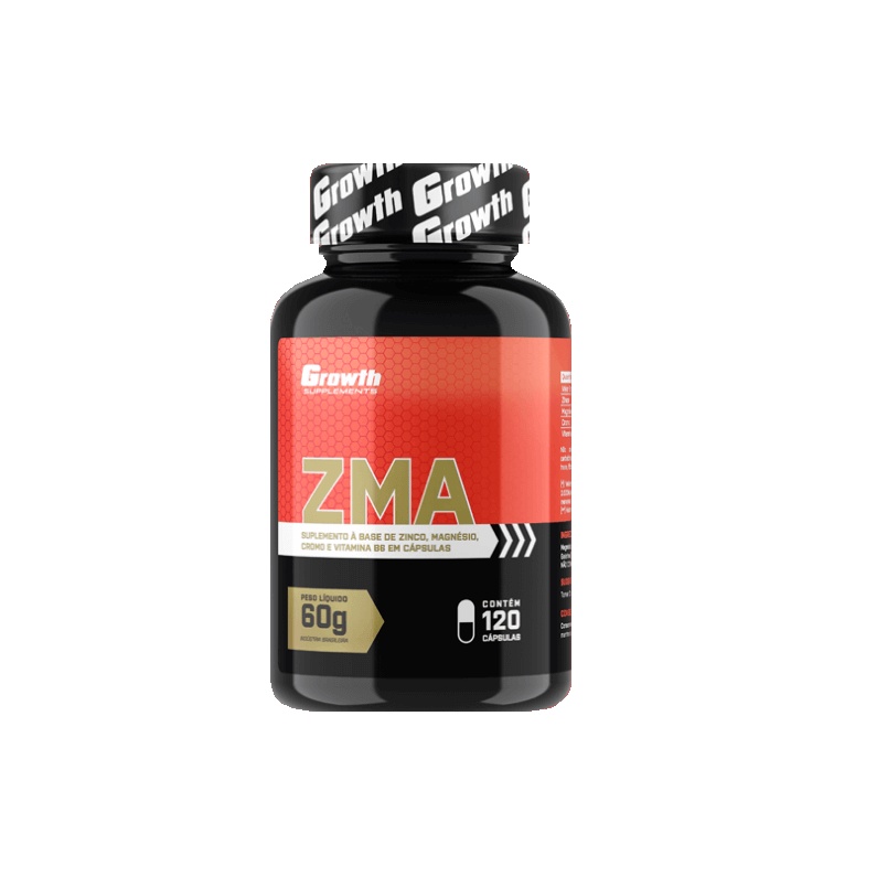 ZMA 120 Comprimidos - Growth Supplements | Shopee Brasil