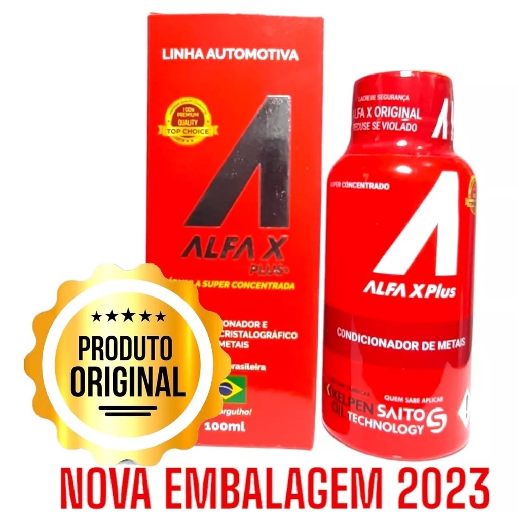 Alfa X Plus+ Condicionador de Metais Inovador Supera Militec 1 ...