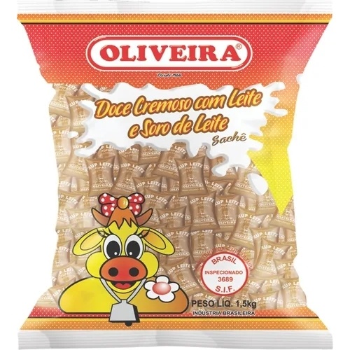 Doce Oliveira Doce de leite Chup Sache 1,2kg | Shopee Brasil