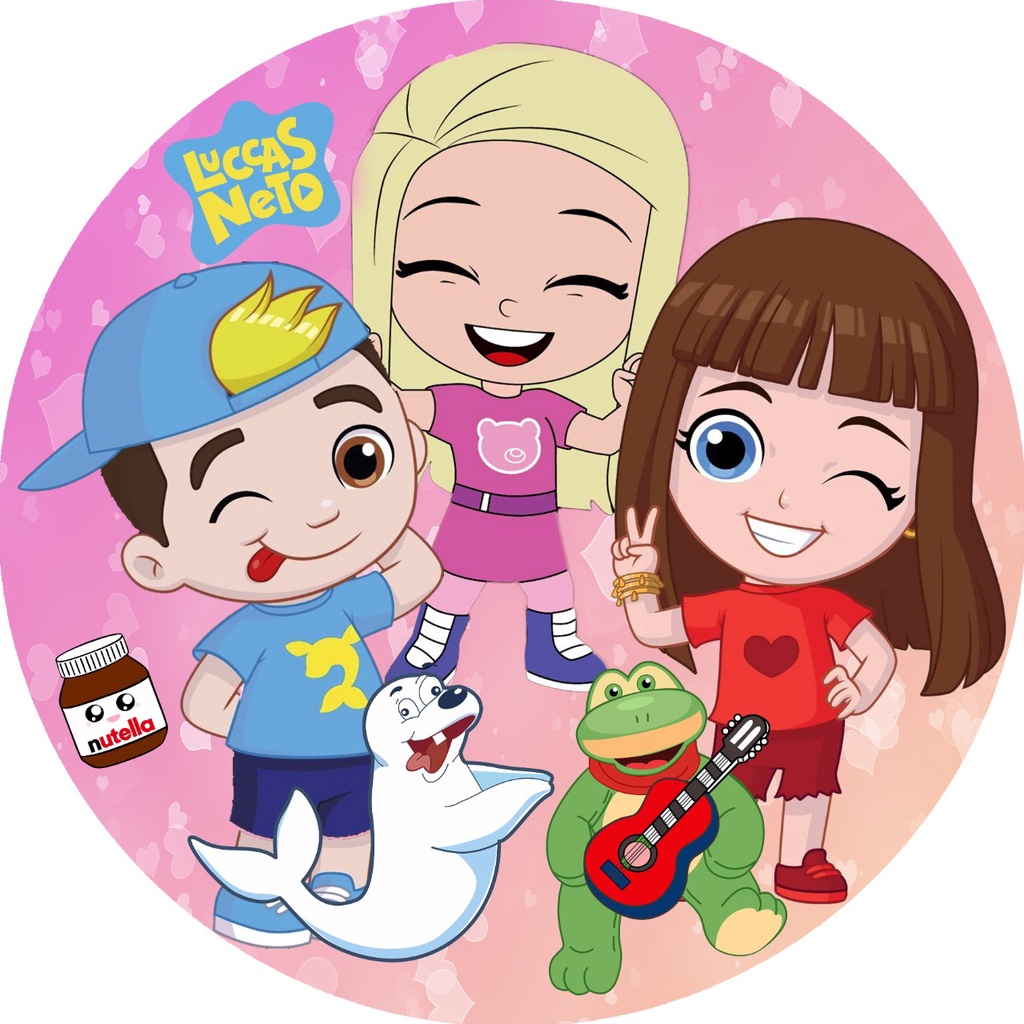 PAINEL REDONDO TECIDO SUBLIMADO LUCAS NETO 1,50 | Shopee Brasil