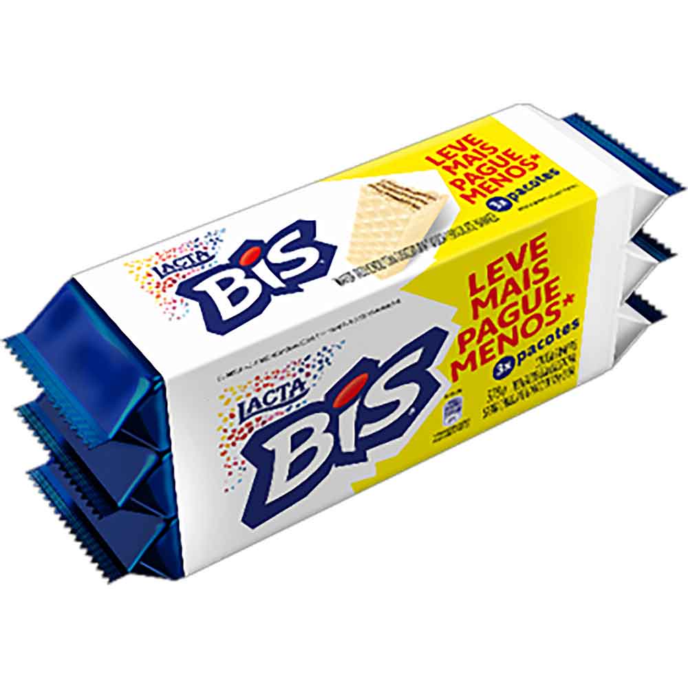 Bis Branco kit com 3 unidades | Shopee Brasil