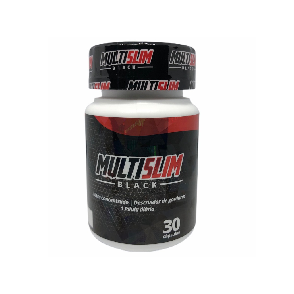 MultiSlim Black 30 capsulas | Shopee Brasil