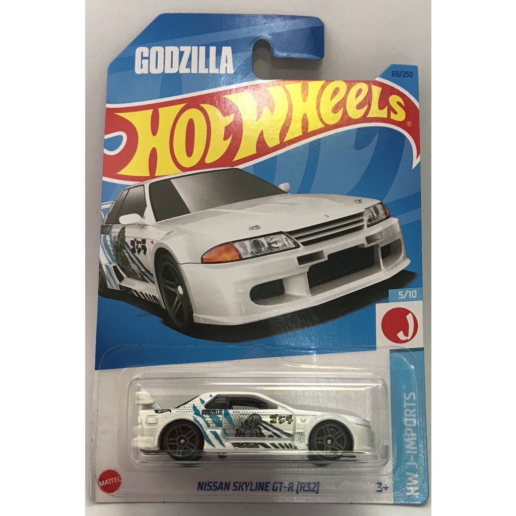 Hot Wheels - Nissan Skyline GT-R [R32] Godzilla | Shopee Brasil