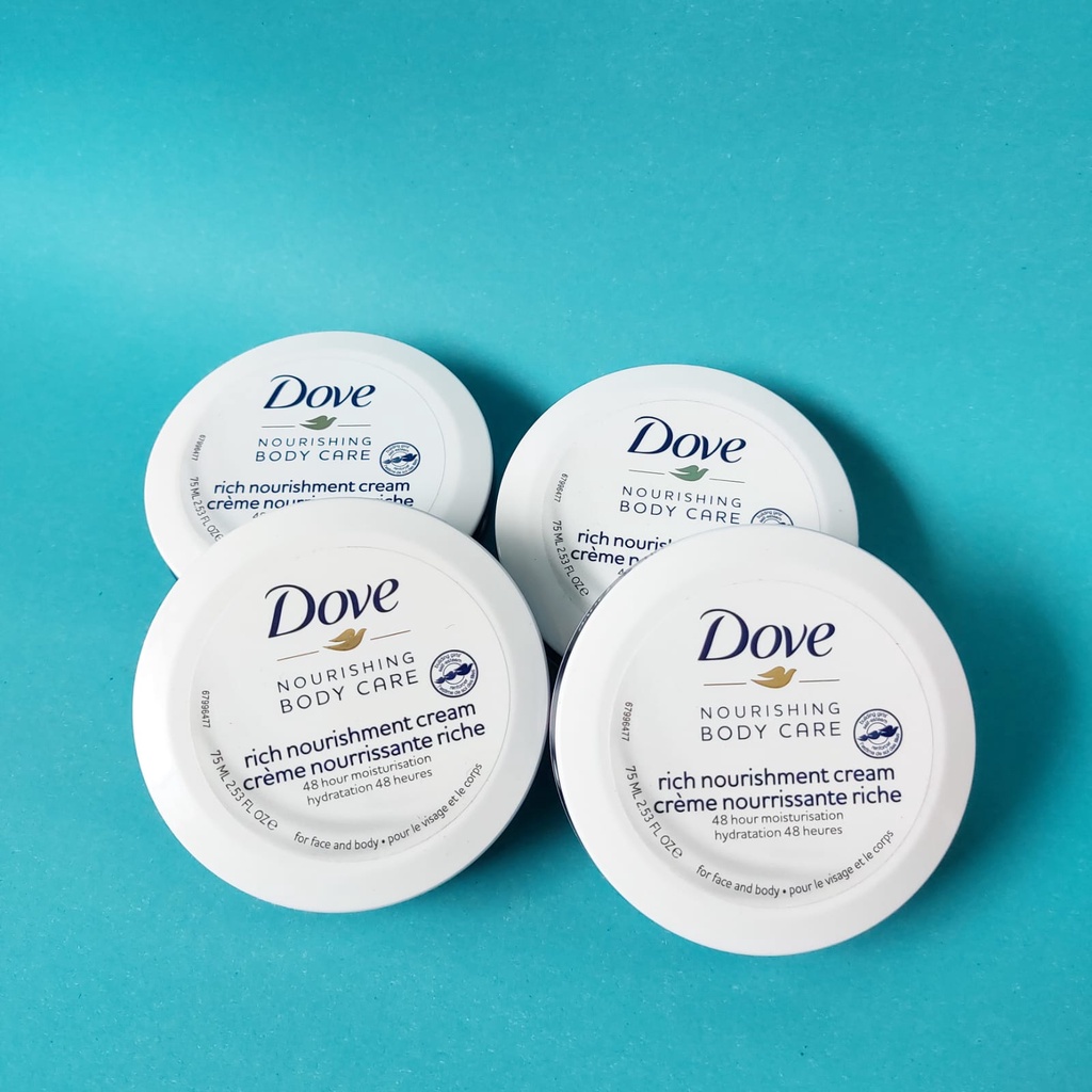 Hidratante Dove Nourish ORIGINAL 75ML | Shopee Brasil