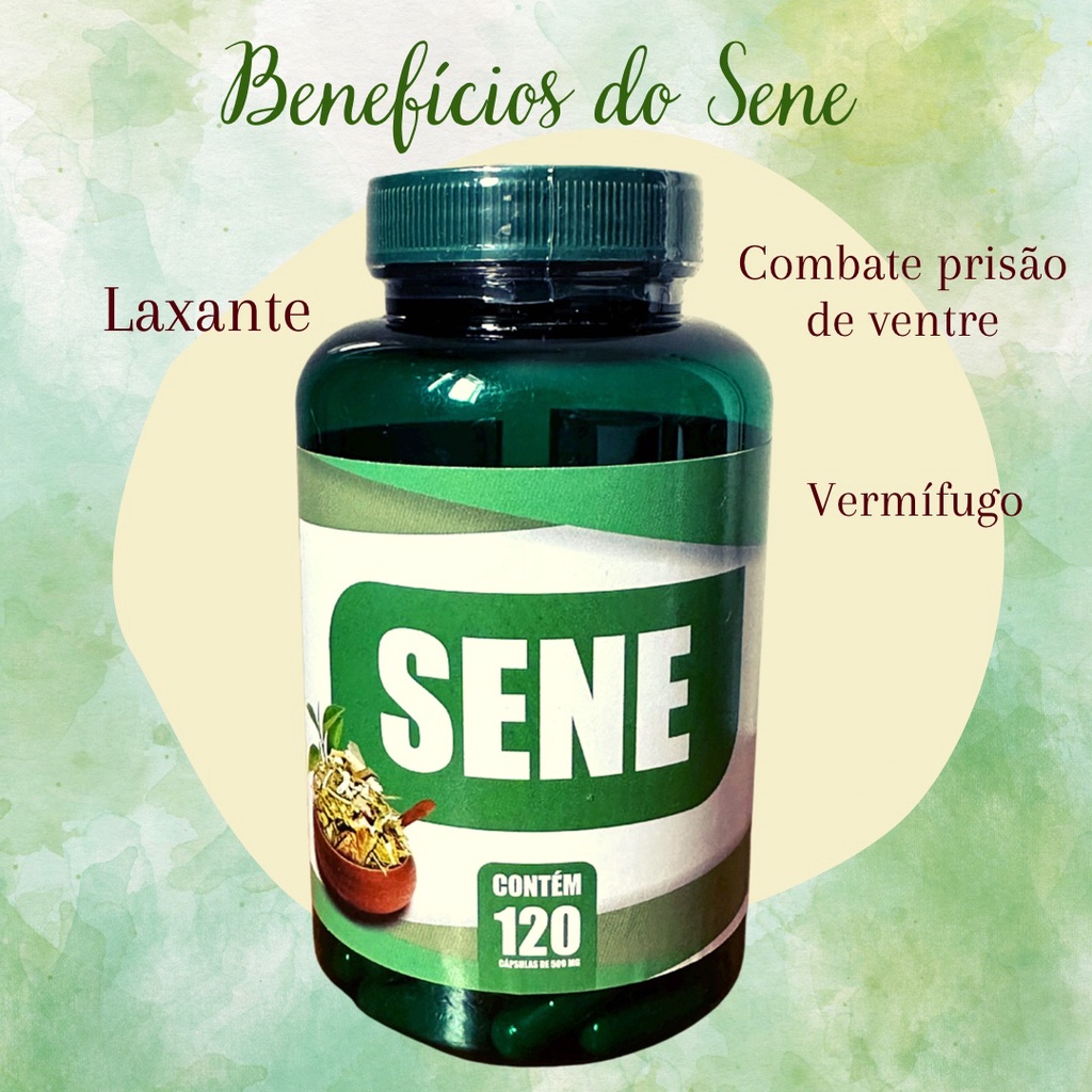 Sene em 120 capsulas - PRONTA ENTREGA. | Shopee Brasil