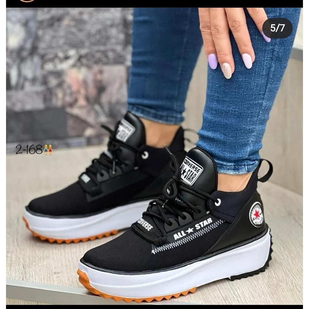 tenis al star plataforma tratorada 3 cores incrivel all star taylor ...