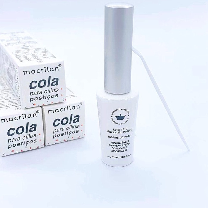 Cola Transparente Macrilan para Cilios Postiços a Prova Dagua 7g ...
