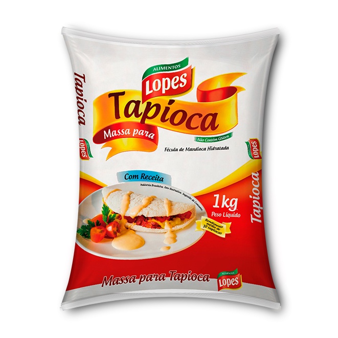 Massa Tapioca Lopes 500g ou 1kg | Shopee Brasil