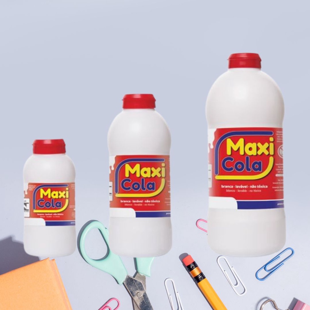 Cola Branca Liquida Maxi Cola - Frama 150g / 250g / 1Kg | Shopee Brasil