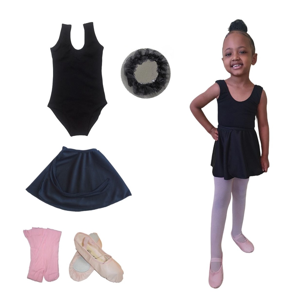 Roupa de Ballet com uniforme completo de balé para bailarina infantil ...