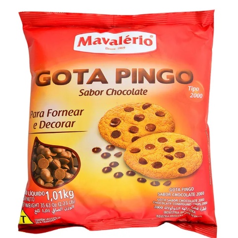 Gota Pingo Sabor Chocolate Tipo 2000 (1,01kg) | Shopee Brasil