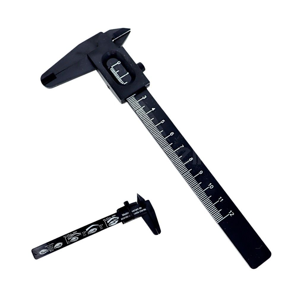 Paquimetro Com Trava 12cm P Design Sobrancelha Profissional Shopee